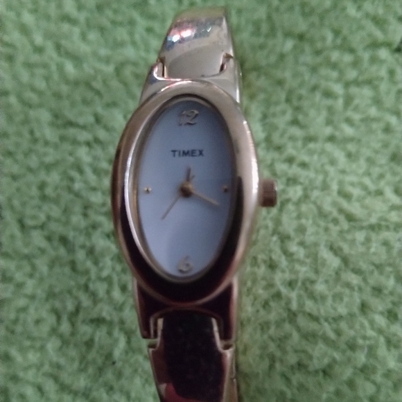 Timex | Accessories | Vintage Fashion Bracelet Watch By Timex Oval Dial ...